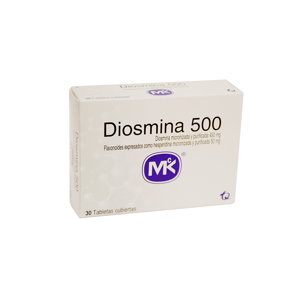 Diosmina Mk 500Mg Caja X 30 Tabletas Cubiertas - Tienda Coasmedas