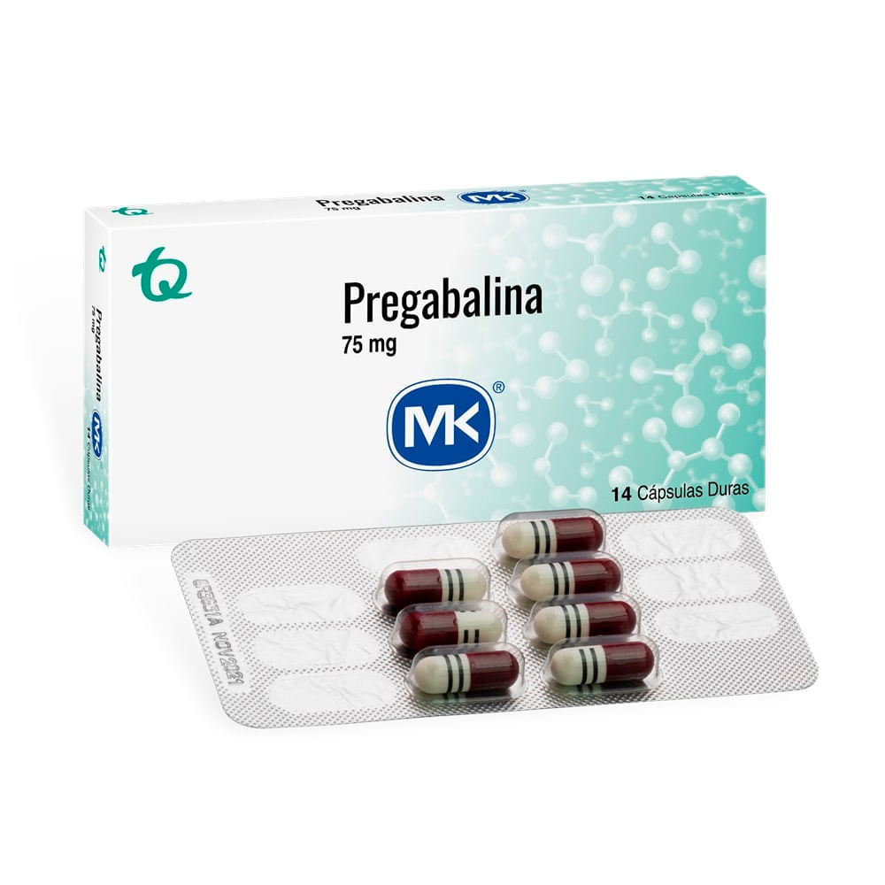 Pregabalina Mk 75Mg Caja X 14 Capsulas Duras - Tienda Coasmedas Pregabalina Mk 75Mg Caja X 14 Capsulas Duras - Tienda Coasmedas