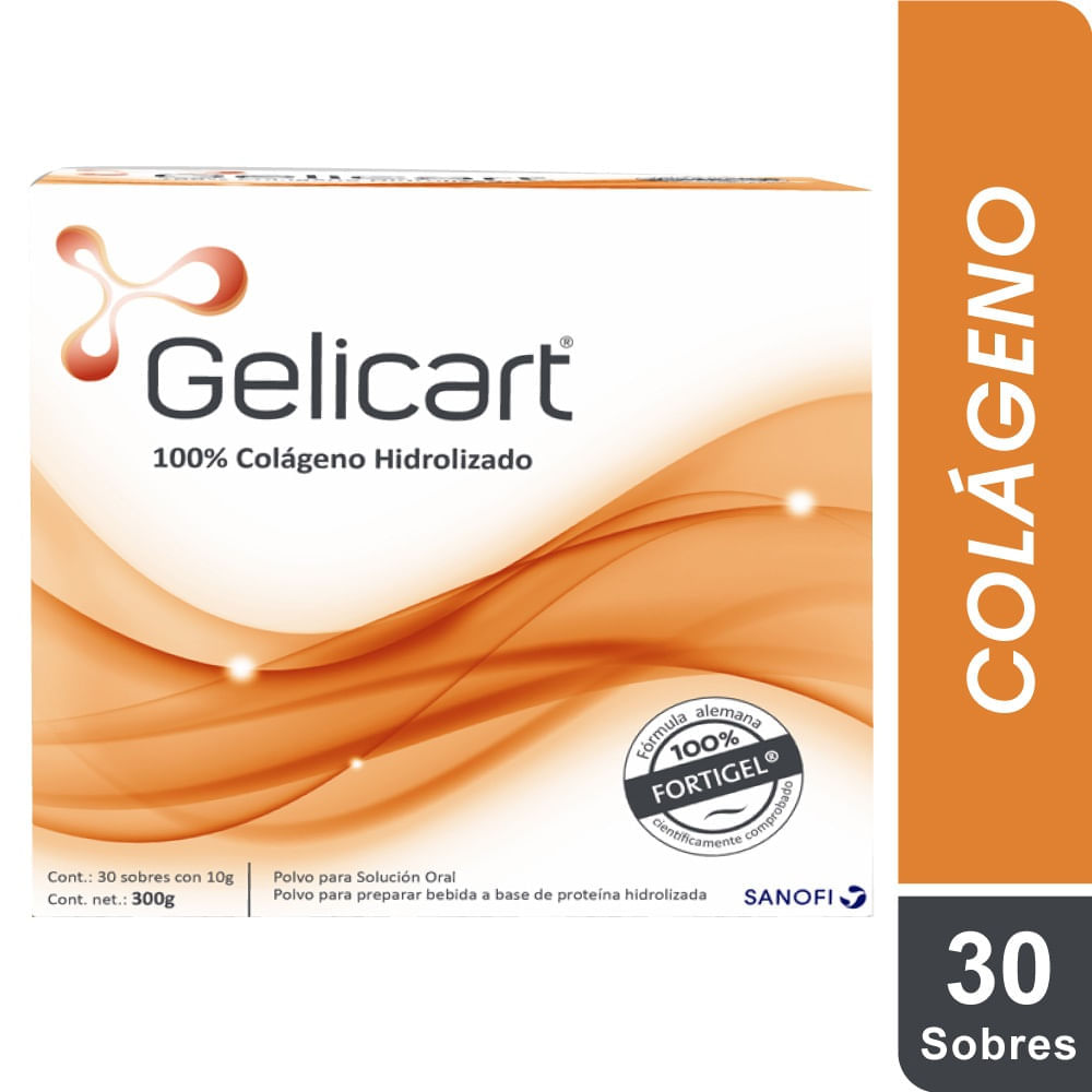 Gelicart Colageno Hidrolizado X 30 Sobres