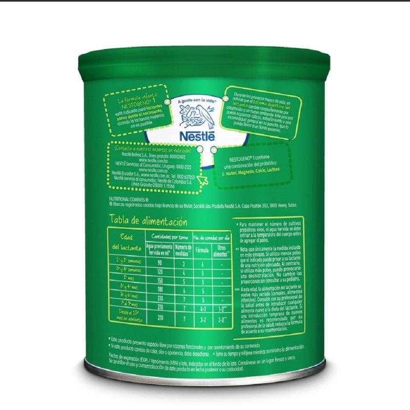 Formula Infantil Nestogeno Etapa 1 0-6M X 800g - Tienda Coasmedas