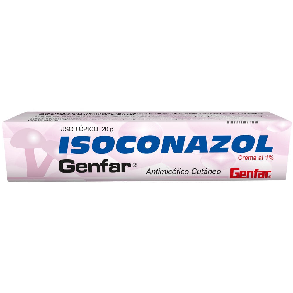Genfar Isoconazol Crema 1% Tubo X 20G - Tienda Coasmedas