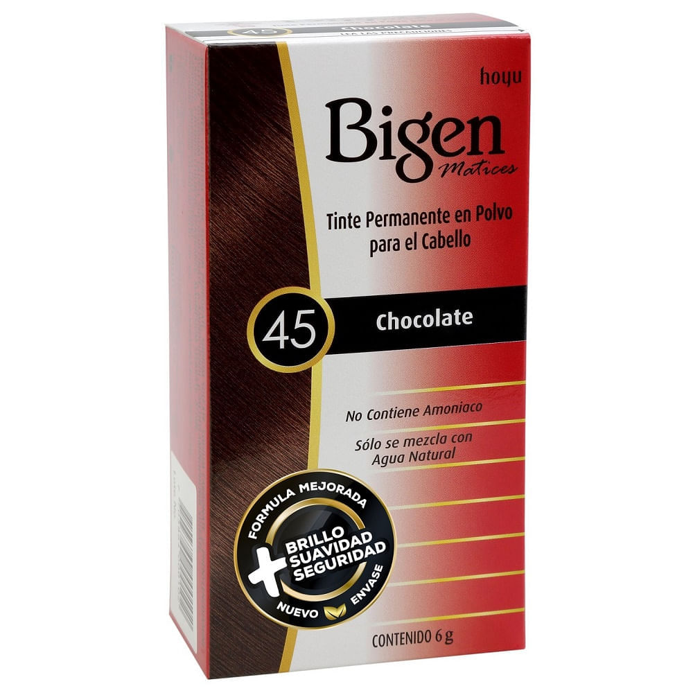 Tinte Bigen 45 Chocolate X 6G - Tienda Coasmedas